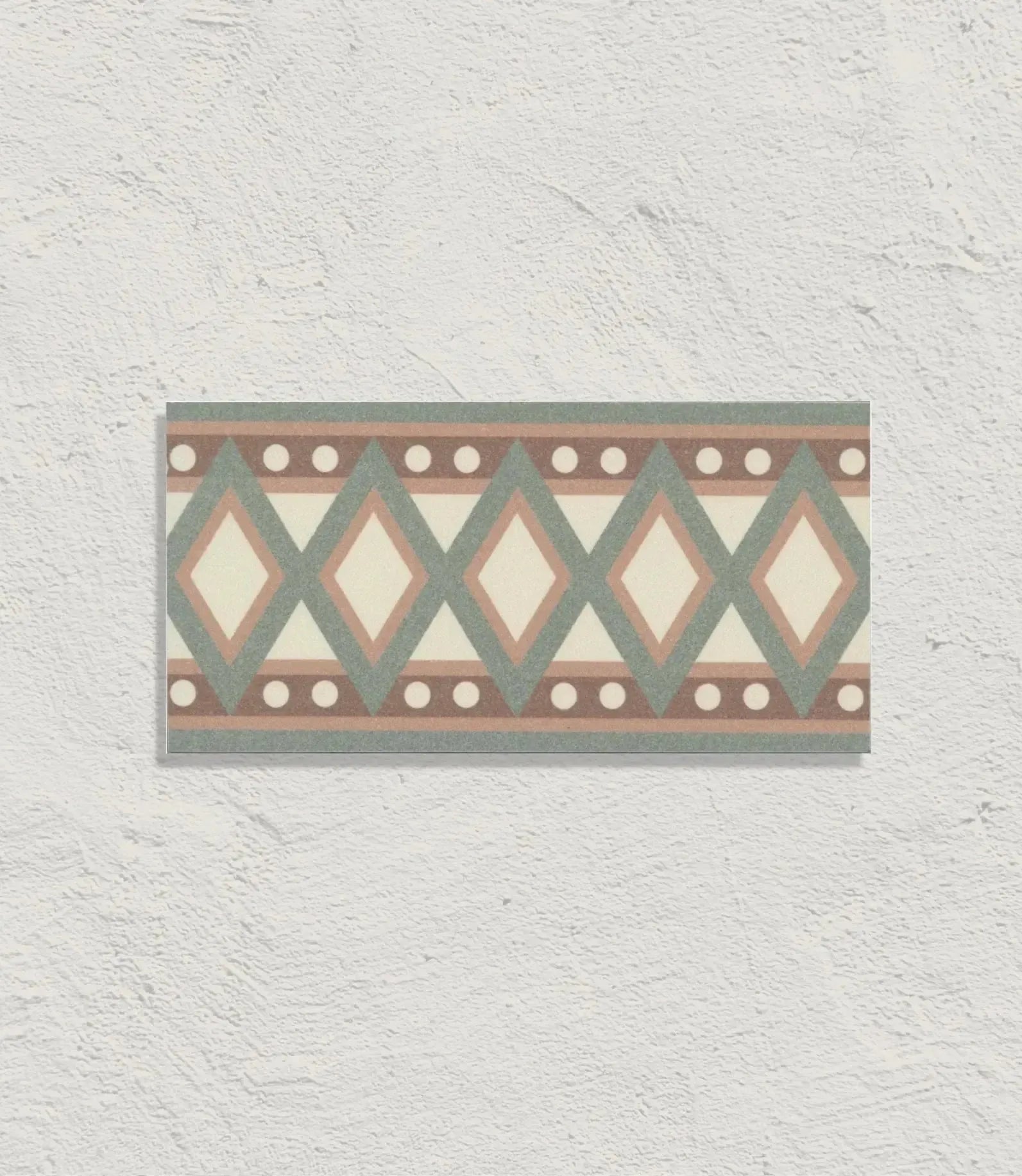Victorian Tile Border | Baked Tiles 1860 Braid Border