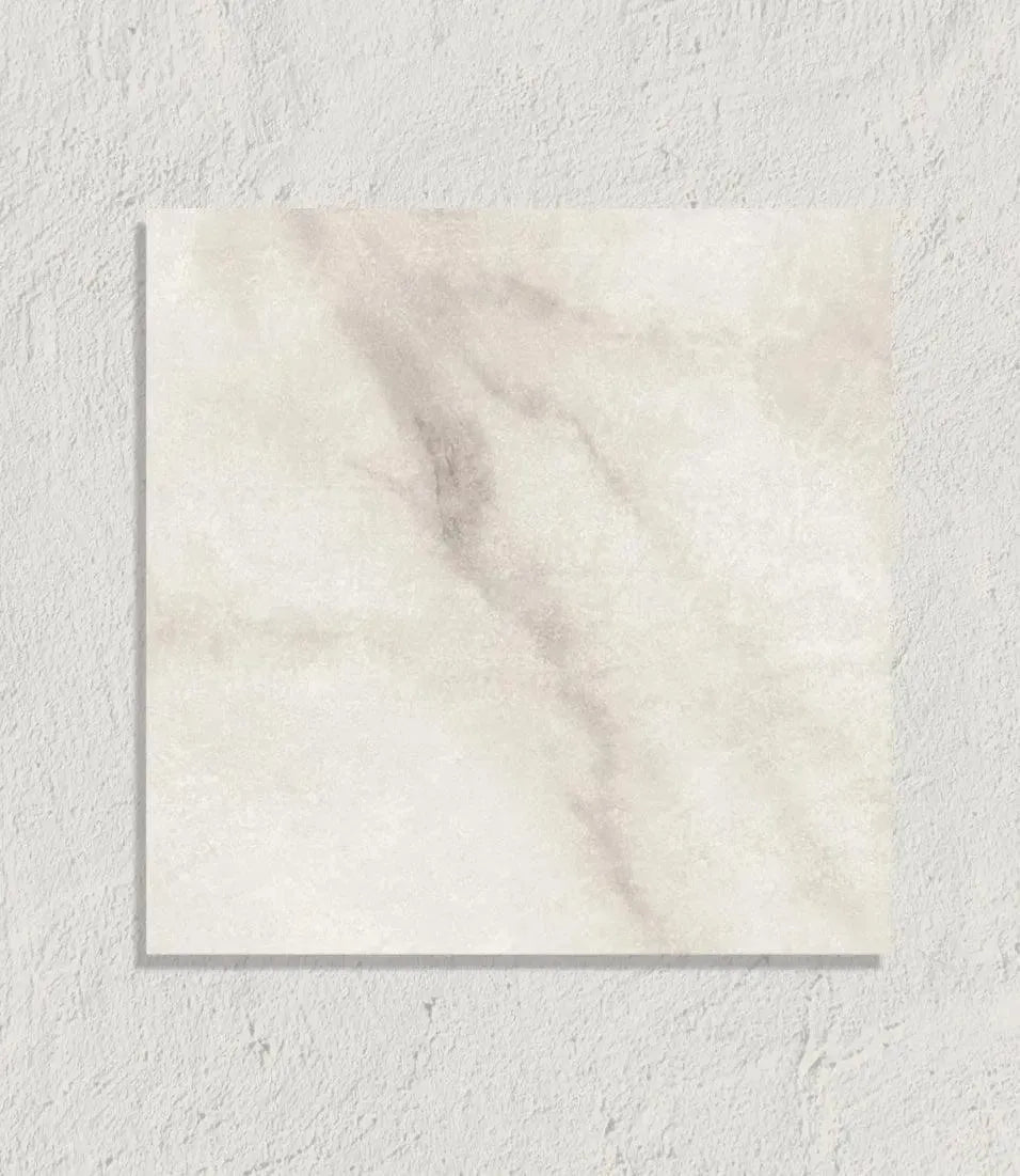 Cream Marble Effect Floor Tiles | Bianco | Baked Tiles