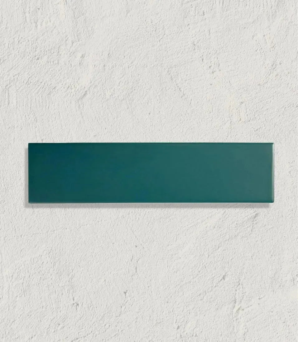Chloe Teal Matt 7.5cm x 30cm - Clearance – Baked Tiles