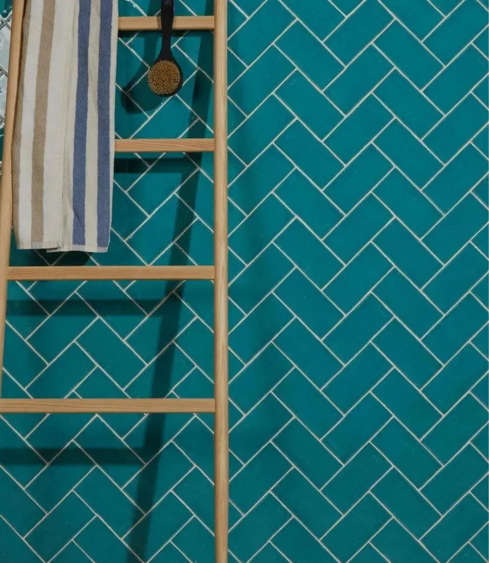 Blue Crackle Glaze Tiles | Cottage Lagoon | Baked Tiles
