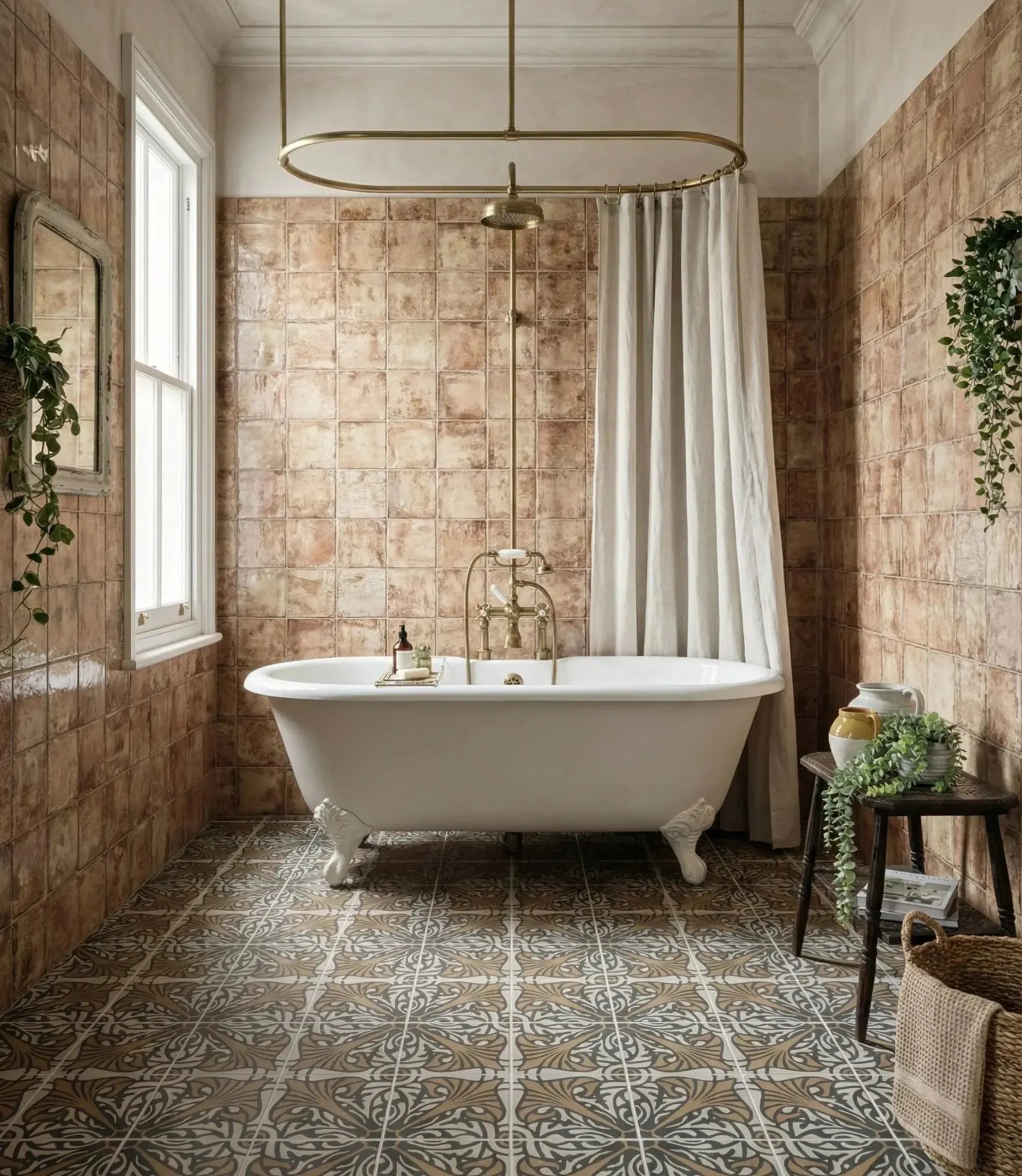 Elysse Caramel 20cm x 20cm – Baked Tiles