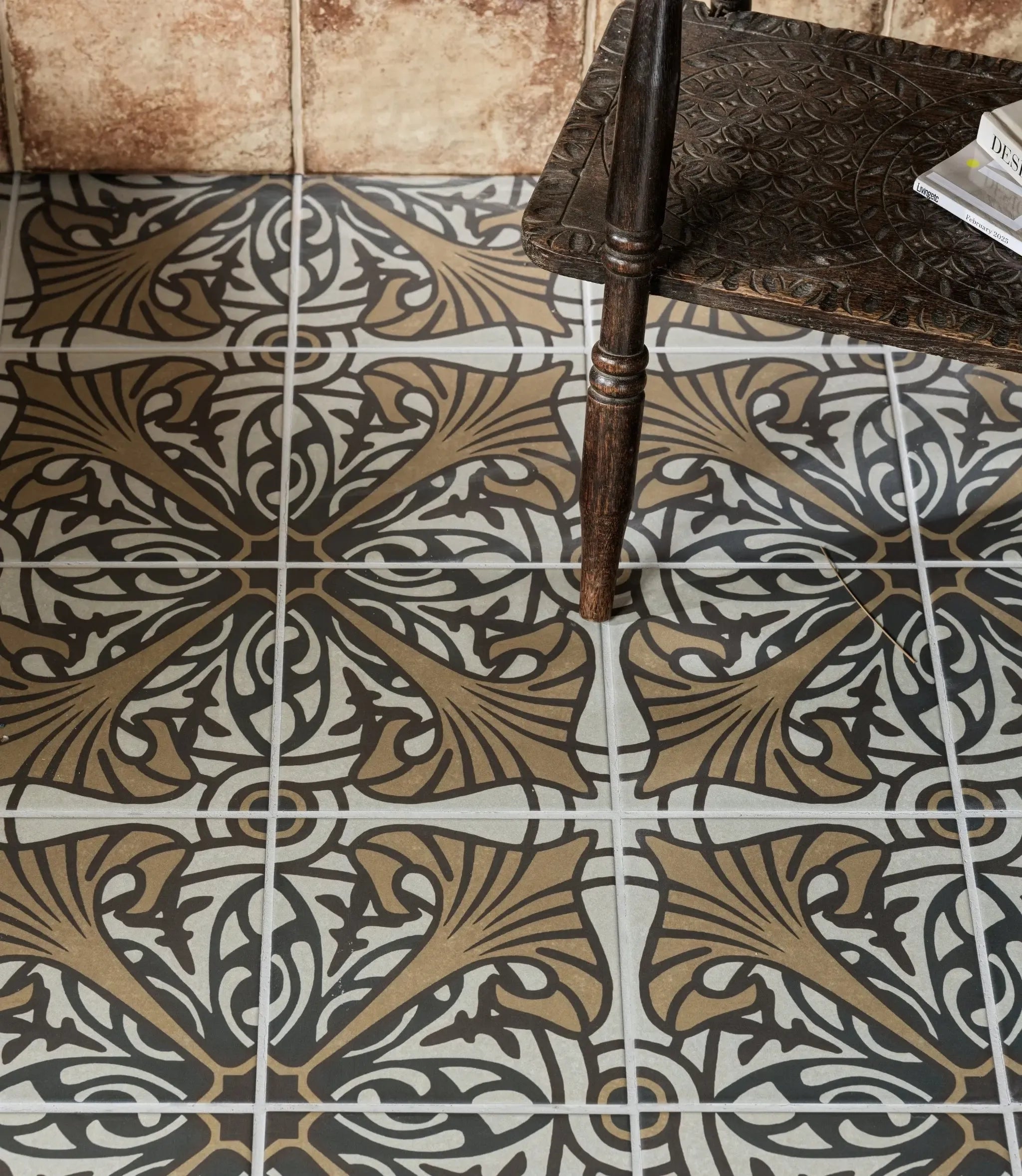 Elysse Caramel 20cm x 20cm – Baked Tiles