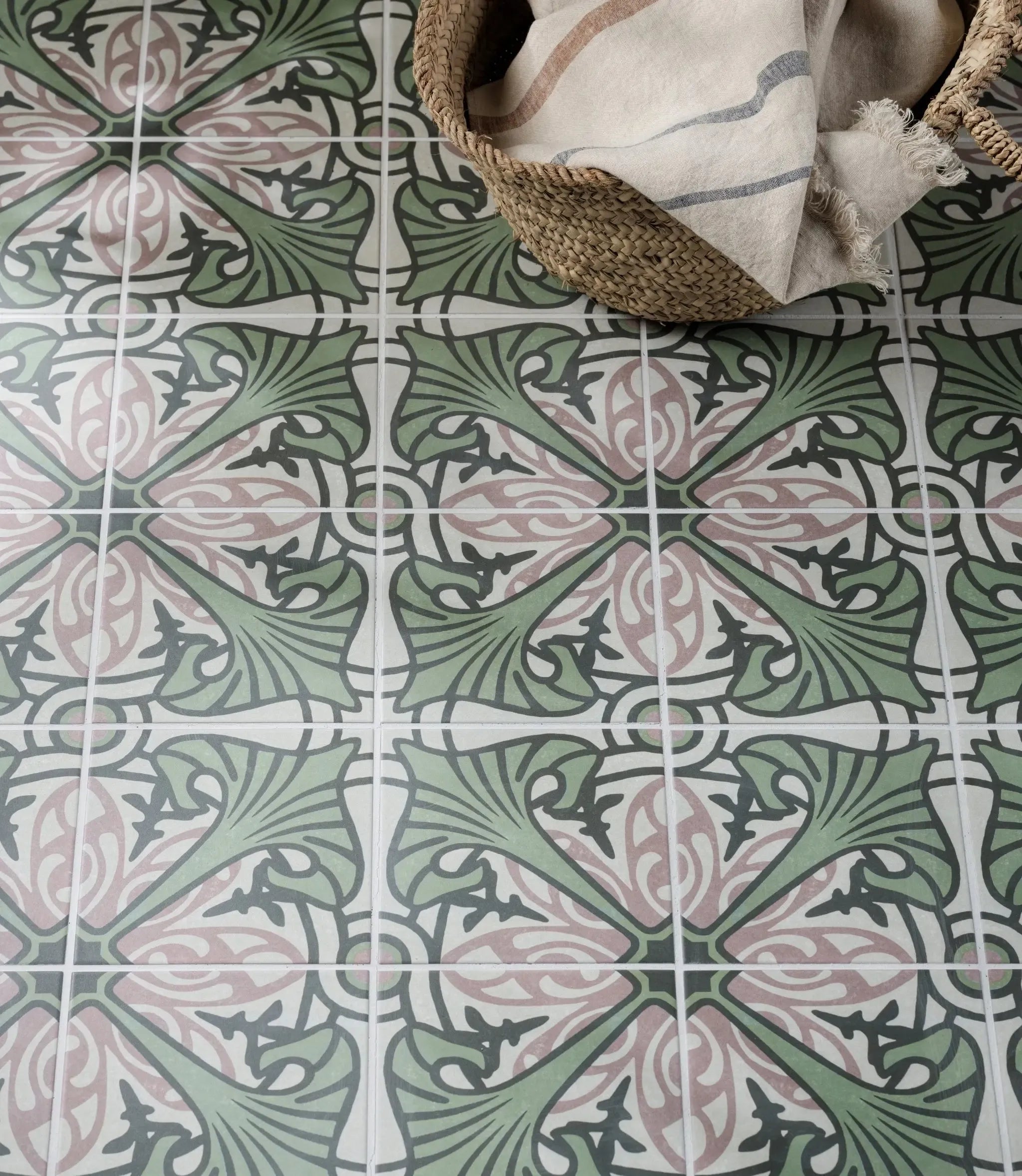 Elysse Sage 20cm x 20cm – Baked Tiles