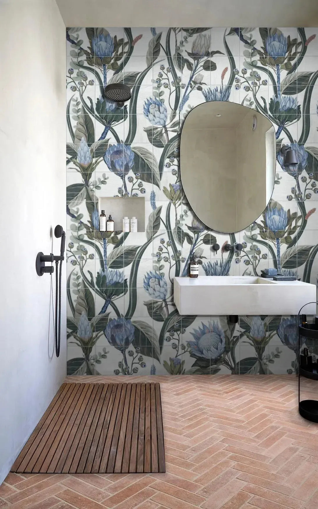 Illustrative Mural Tiles | Tile Mural | Baked Tiles