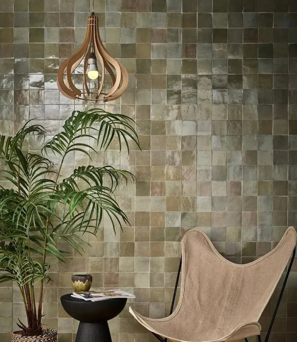 Journeyman Light Green Zellige Tile | Light Green Wall Tiles – Baked Tiles
