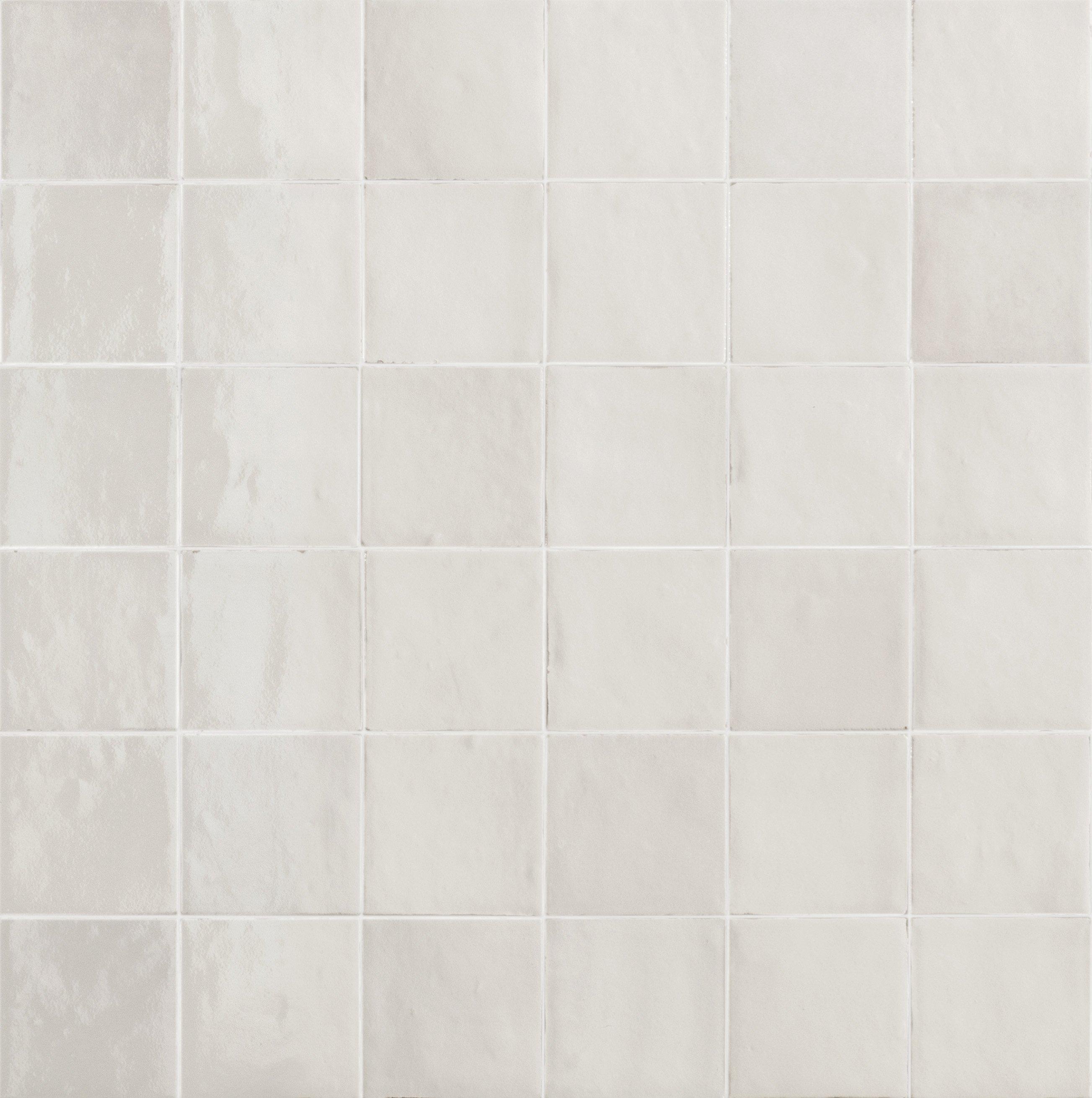 Journeyman White Zellige Tile 10x10cm | Zellige White Tile – Baked Tiles