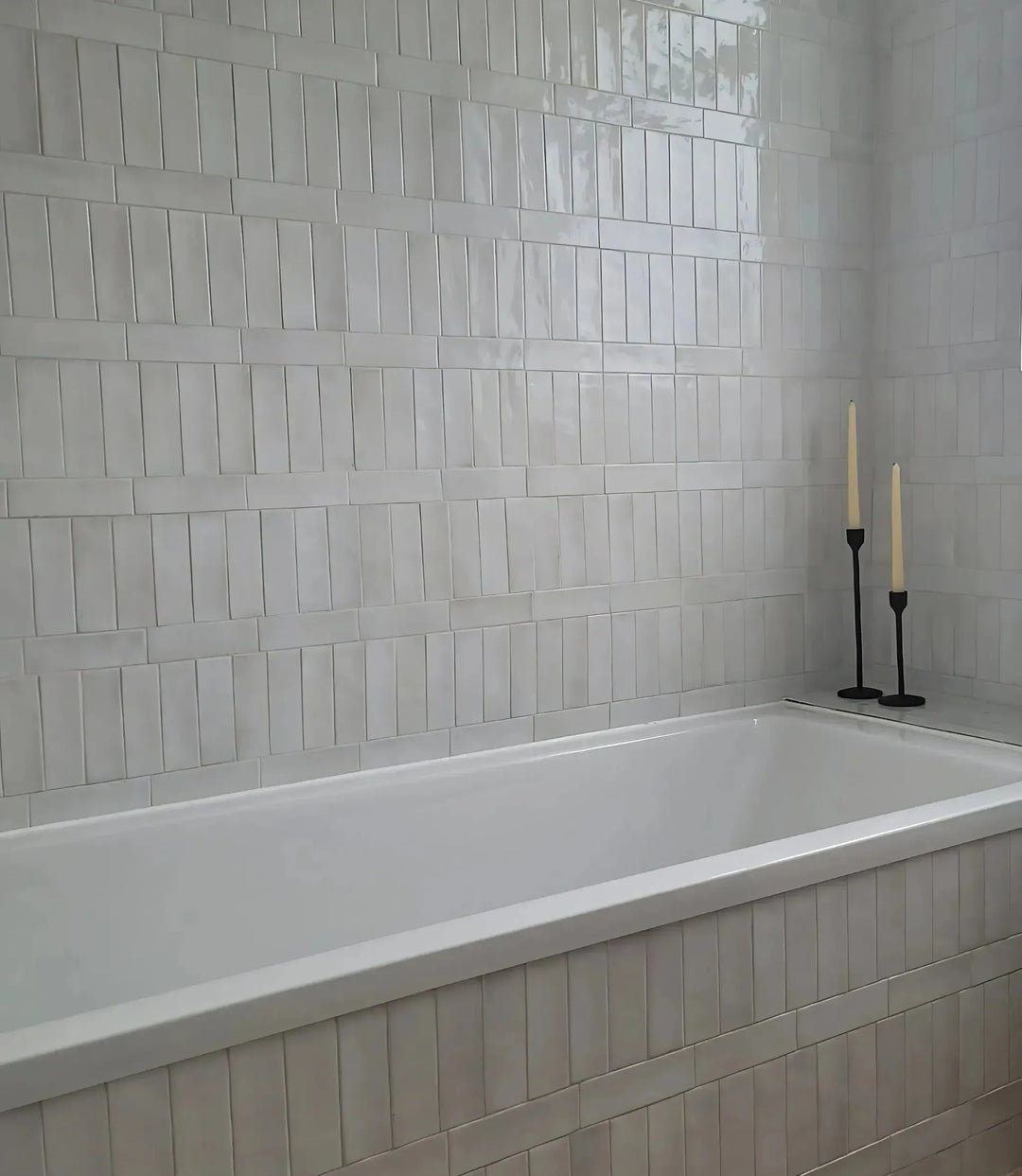 Marrakesh White Brick Effect Tiles | Rustic White Brick Tiles – Baked Tiles