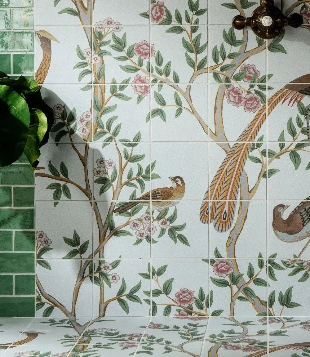 Rowsley House Mural 20cm x 20cm – Baked Tiles