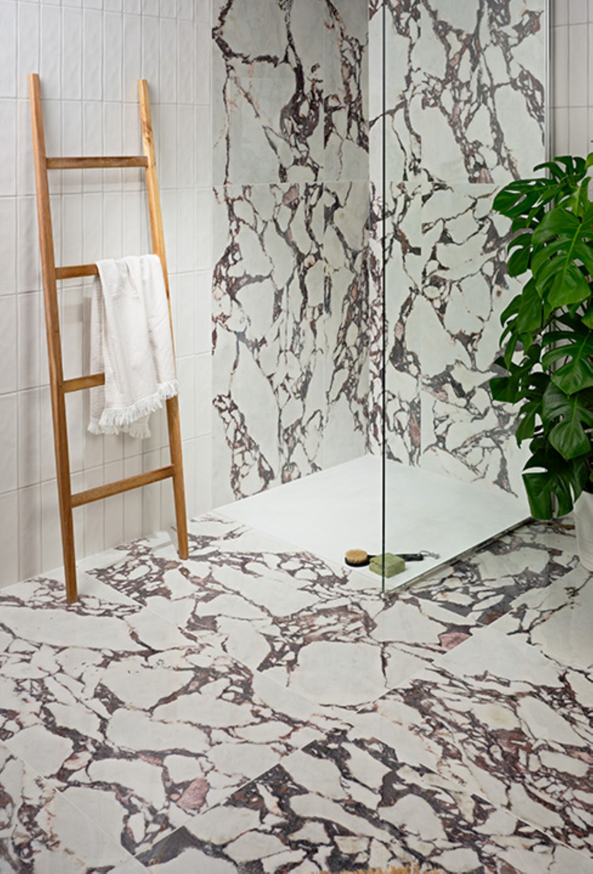 White Marble Effect Tiles | Calacatta Marble Tiles – Baked Tiles