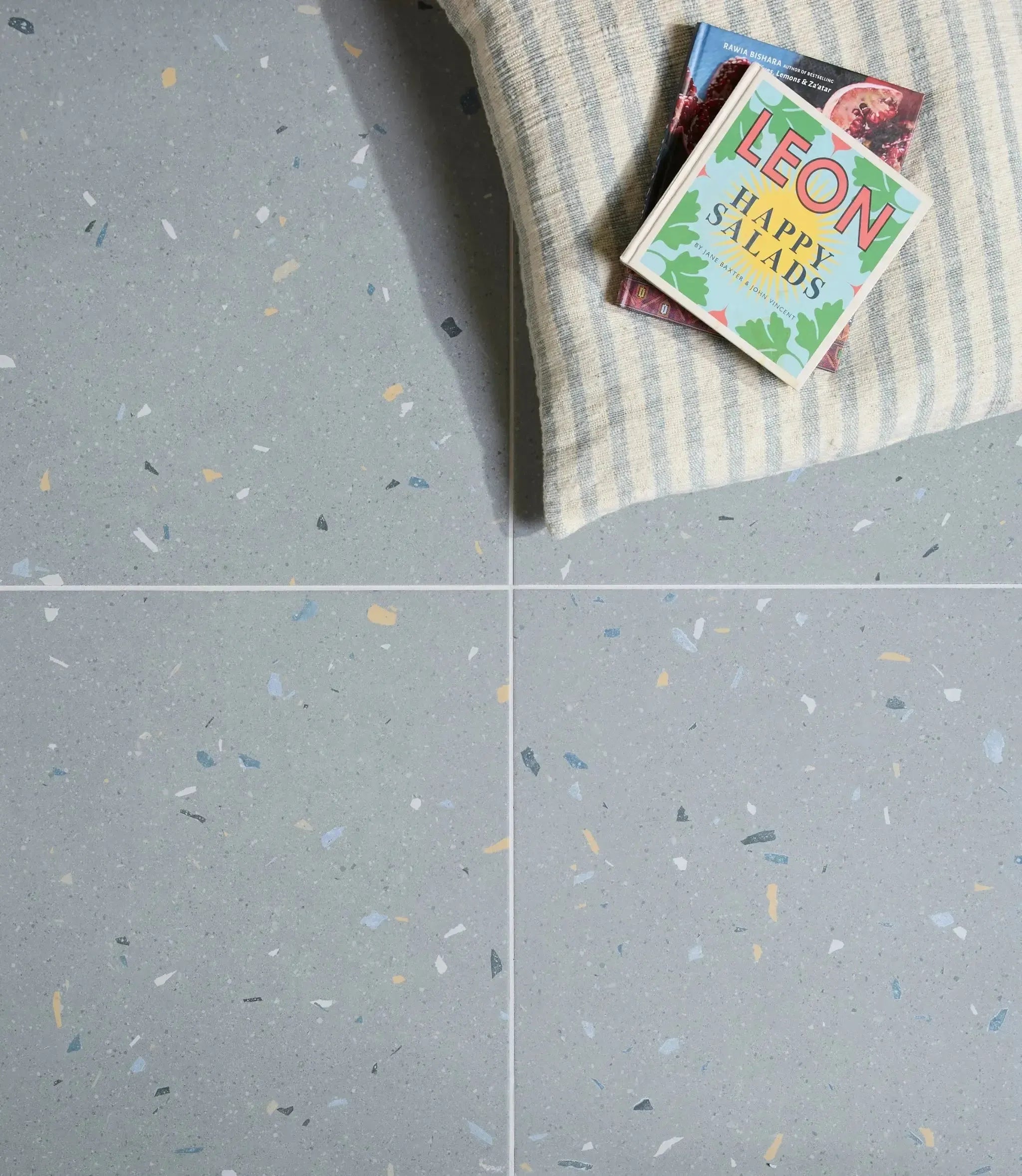 Twin Palms Blue 60 x 60cm – Baked Tiles