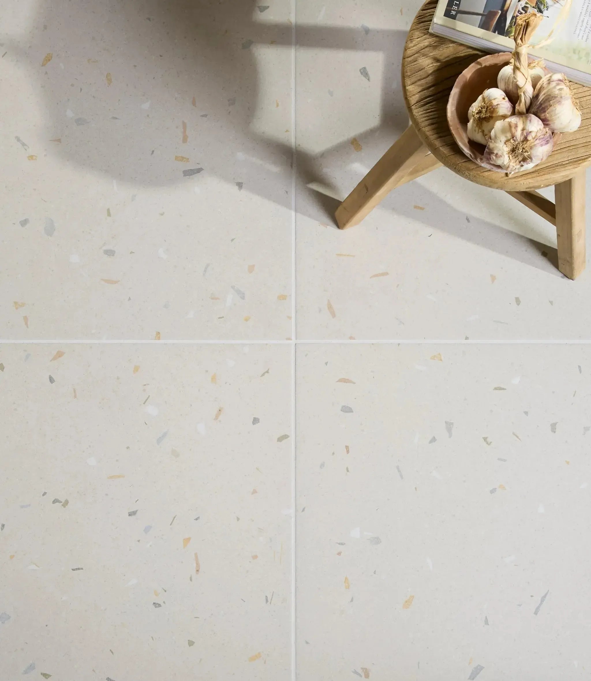 Twin Palms Off White 60cm x 60cm – Baked Tiles