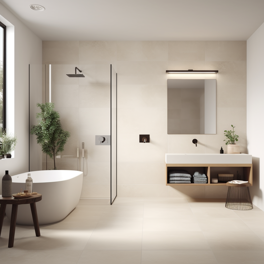 Designer Basics 60x60 White Tiles | White Square Floor Tiles – Baked Tiles