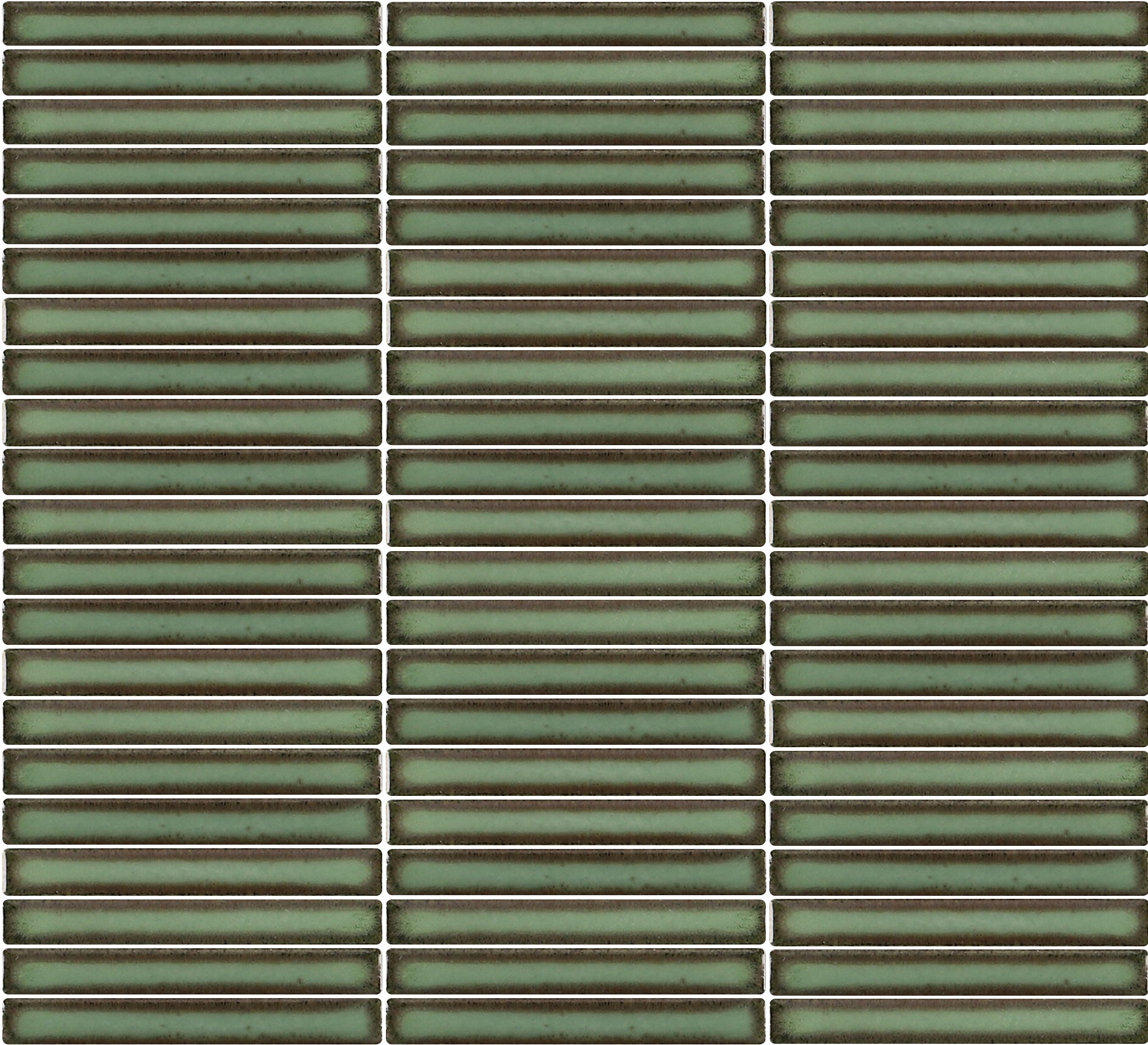 Avocado Green KitKat Tiles | Avocado Green KitKat Mosaic Tiles – Baked ...