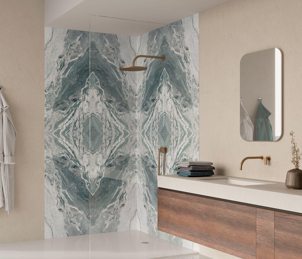 Marble Lux Orobico Aqua Decor A 60 x 120cm – Baked Tiles