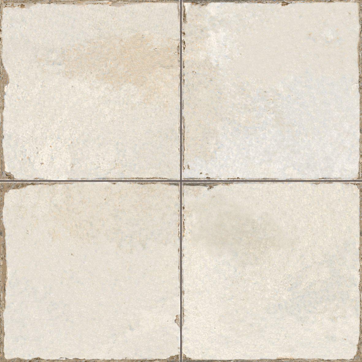 Distressed White Tiles | Distressed White Floor Tile | Baked Tiles