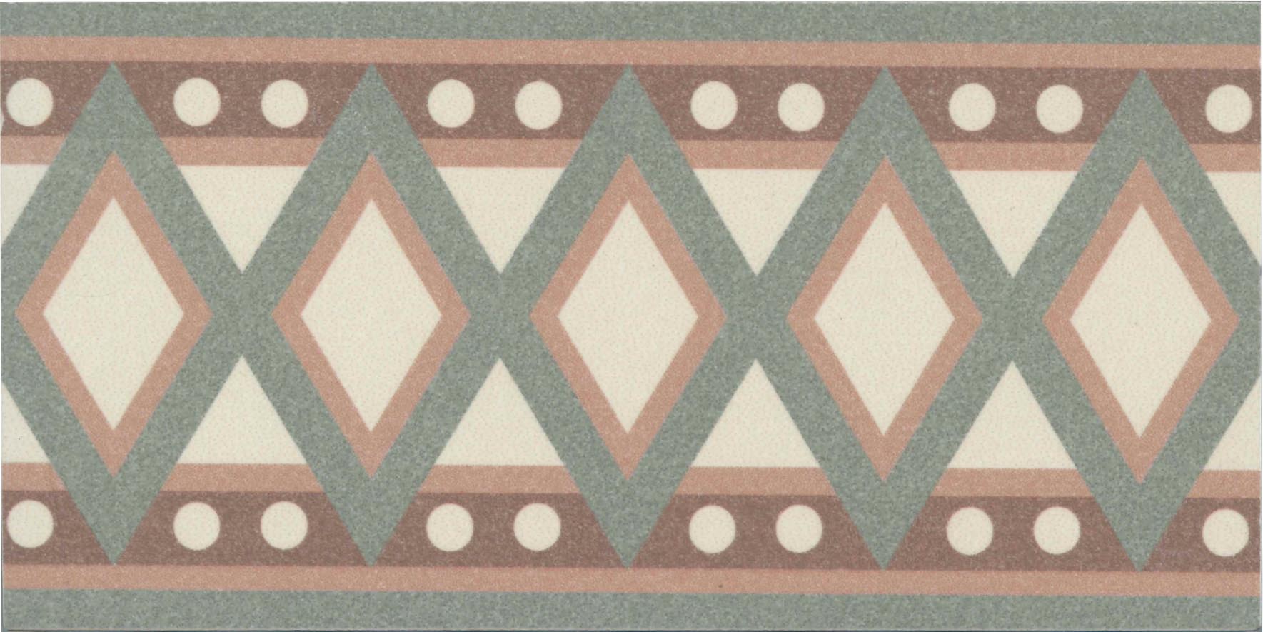 Victorian Tile Border | Baked Tiles 1860 Braid Border
