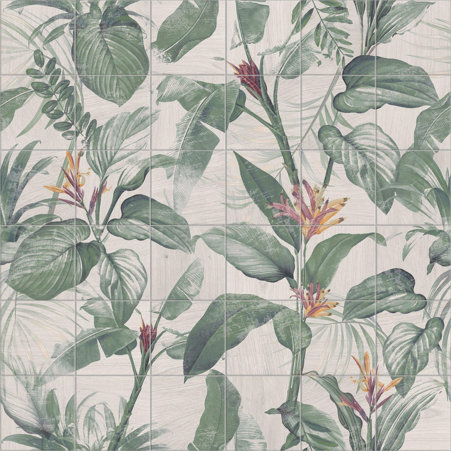 Illustrative Mural Tiles | Tile Mural | Baked Tiles