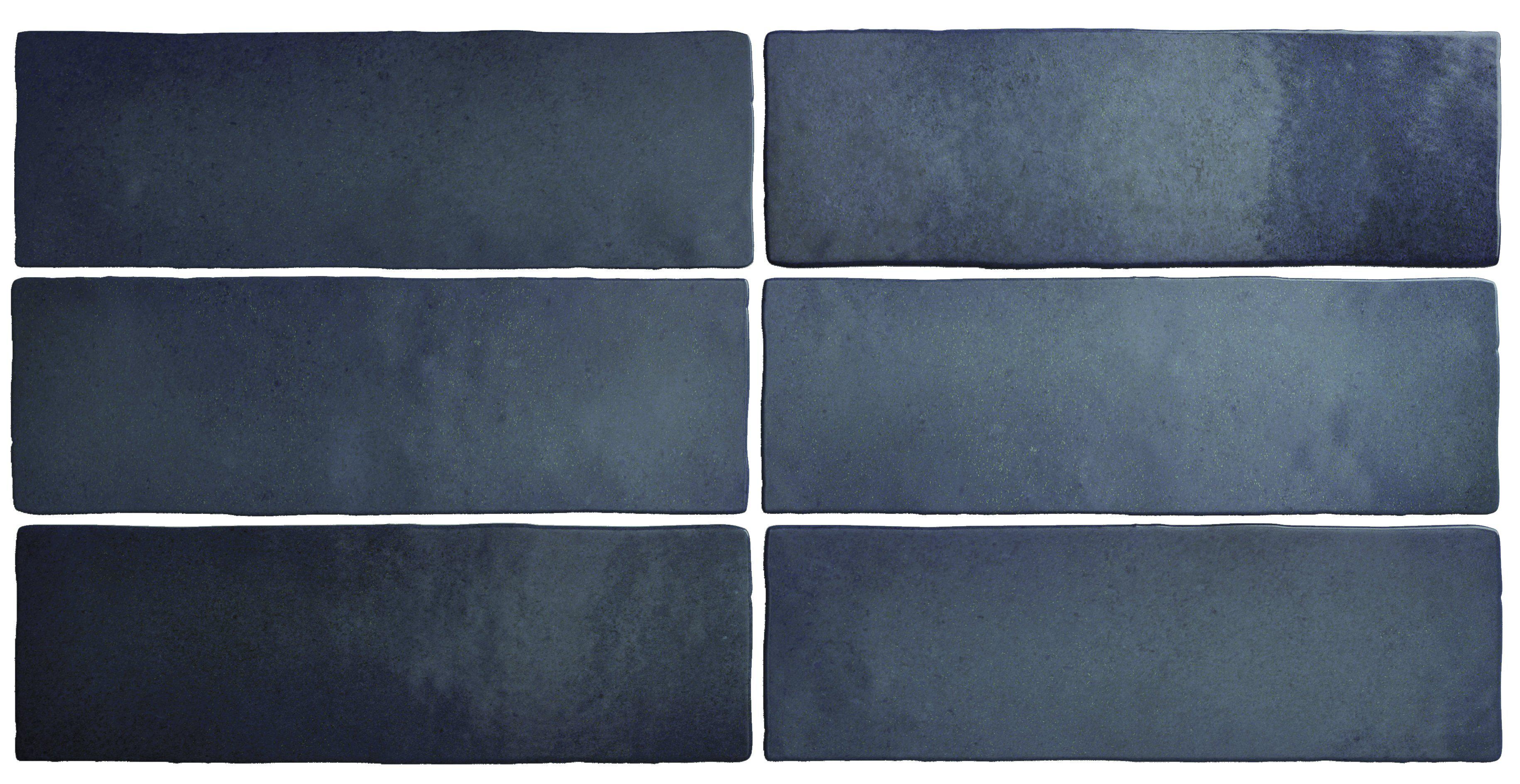 Deep Blue Tiles | Deep Blue Brick Tiles | Baked Tiles