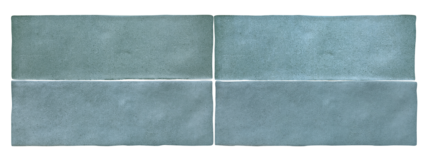 Aqua Blue Brick Wall Tiles | Baked Tiles