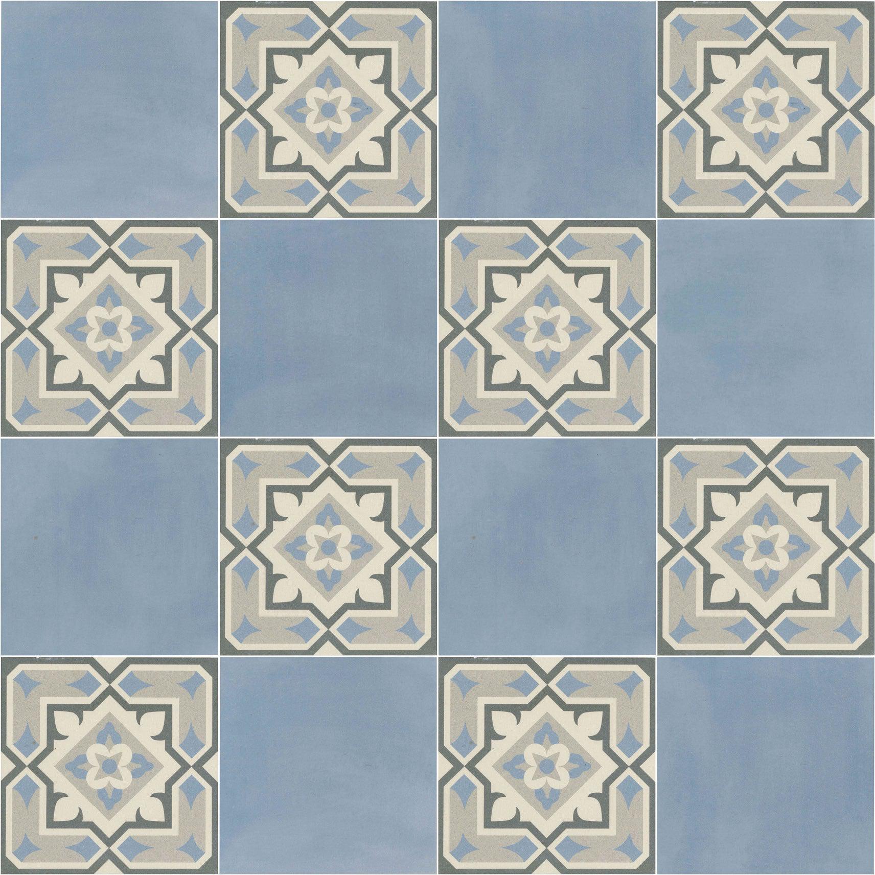 1860 Queen's Square 15cm x 15cm – Baked Tiles